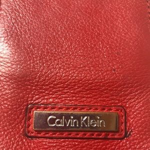 Calvin Klein | Bags | Red Calvin Klein Wristlet Smartphone Wallet ...